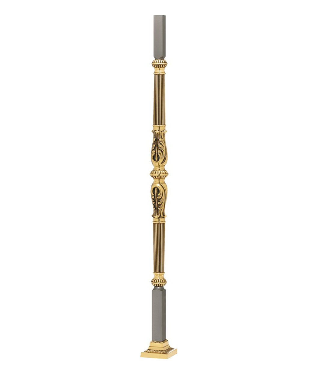 Luxury Staircase Railing & Baluster in Cast Brass | Cast & Wrought Iron ...