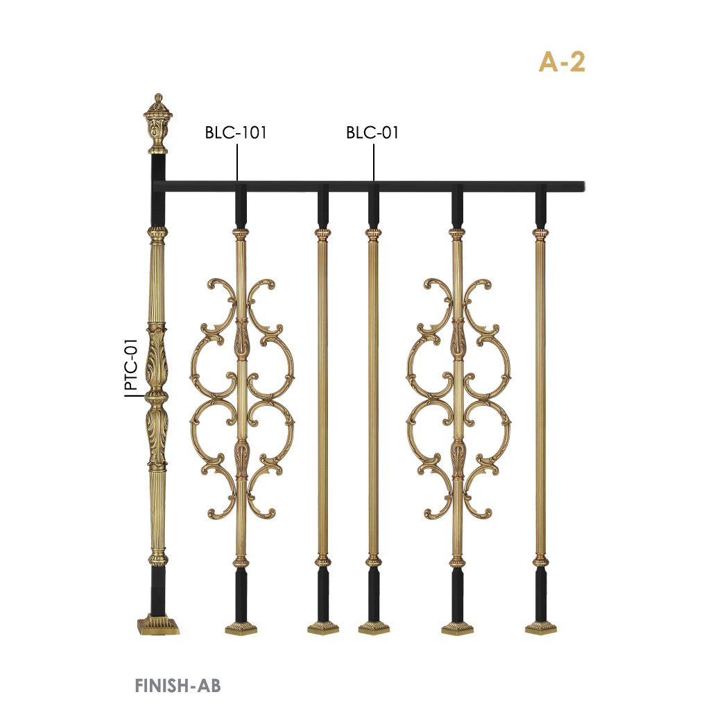 High-End Antique Finish Railings in Bangalore