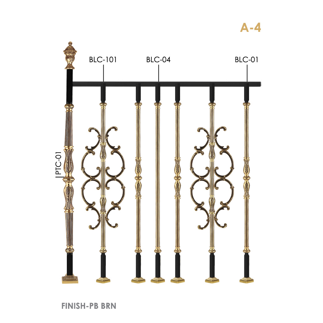 Artistic Wrought Iron Forged Railings in Hyderabad
