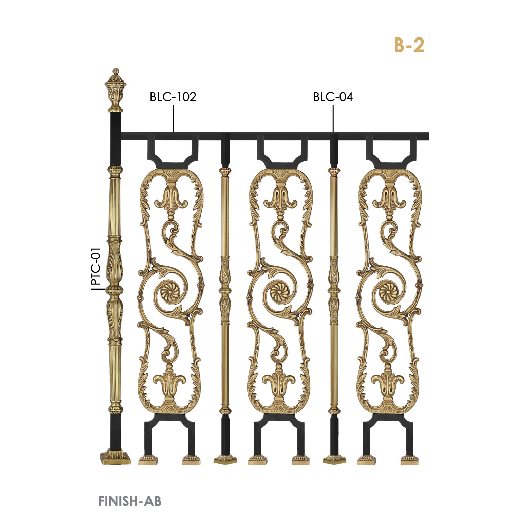 Antique Brass Railings in Delhi/NCR