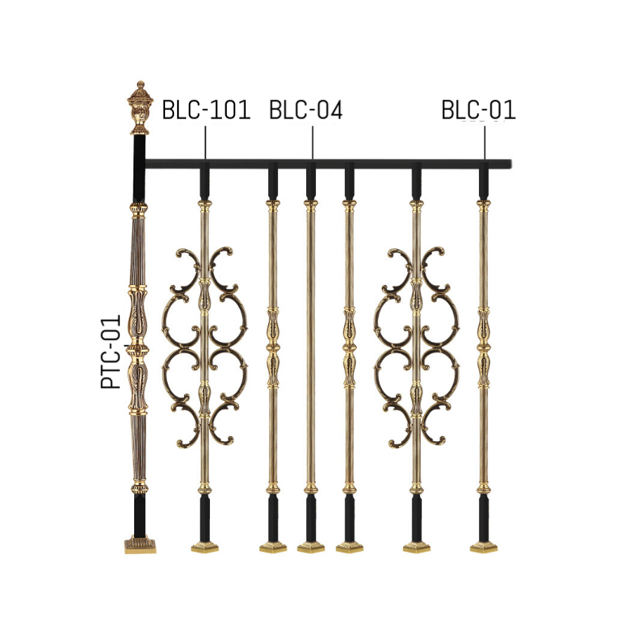 Artistic Wrought Iron Forged Railings in Hyderabad