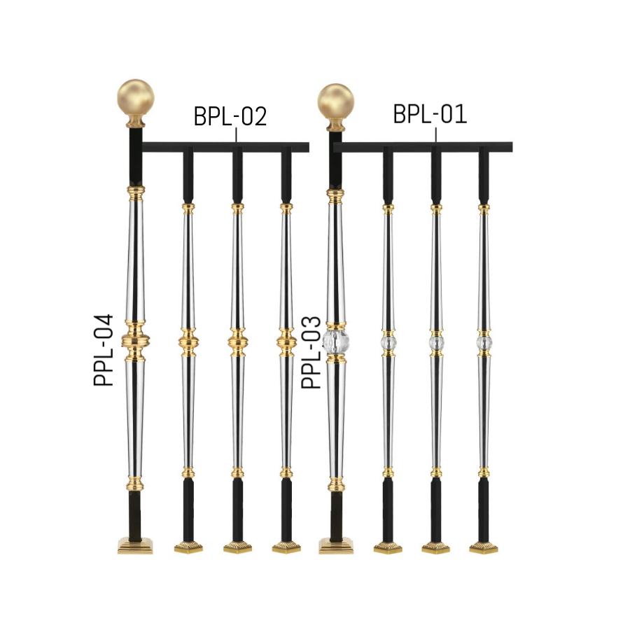 Chrome Brass Railings for Luxurious Interiors