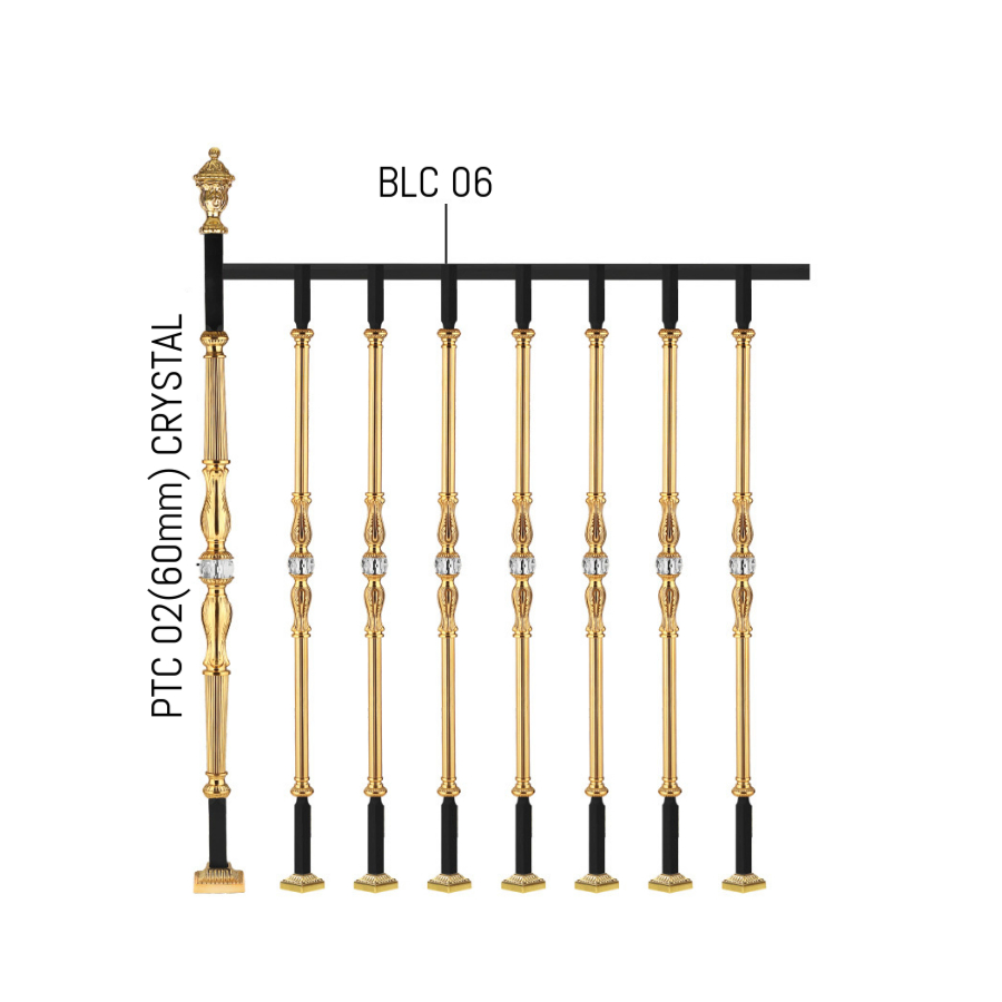 Exquisite Railings Reflecting Grandeur and Sophistication for Villas